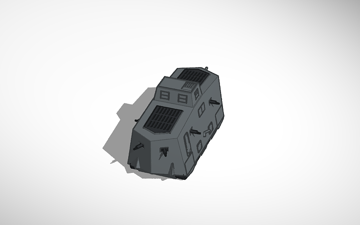 3D design A7V - Tinkercad