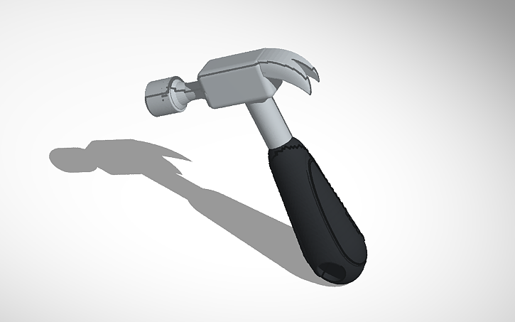 3D design Hammer - Tinkercad