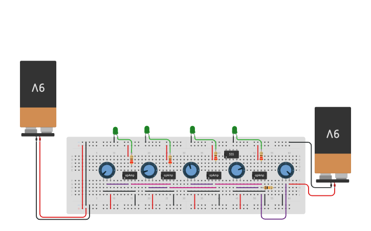 Circuit design Battery Monitoring Circuit | Tinkercad