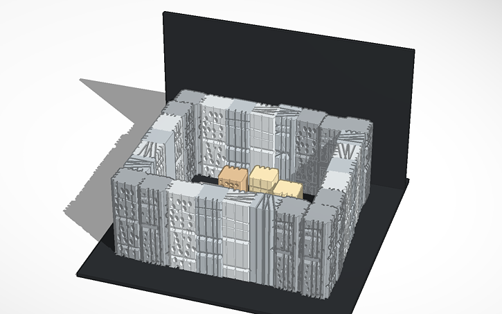 3D design Ancient Wall | Tinkercad