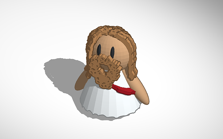 3D design Tiny jesus - Tinkercad