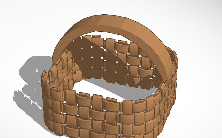 3D design Basket - Tinkercad