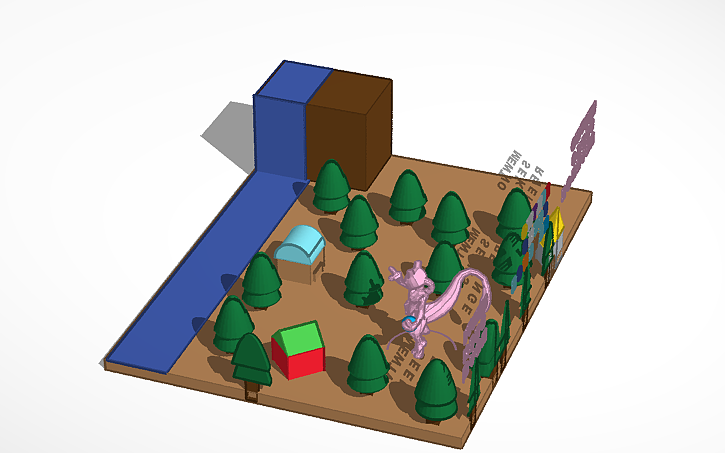 3D design MewTwo seeks revenge | Tinkercad