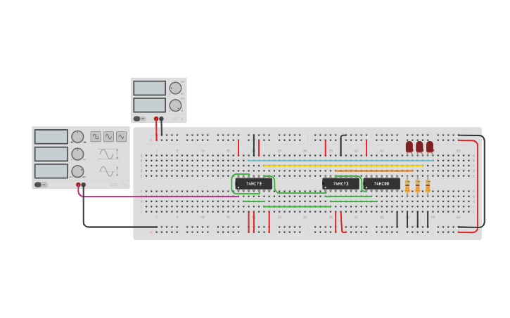 Circuit Design Copy Of Mod 6 Counter Tinkercad