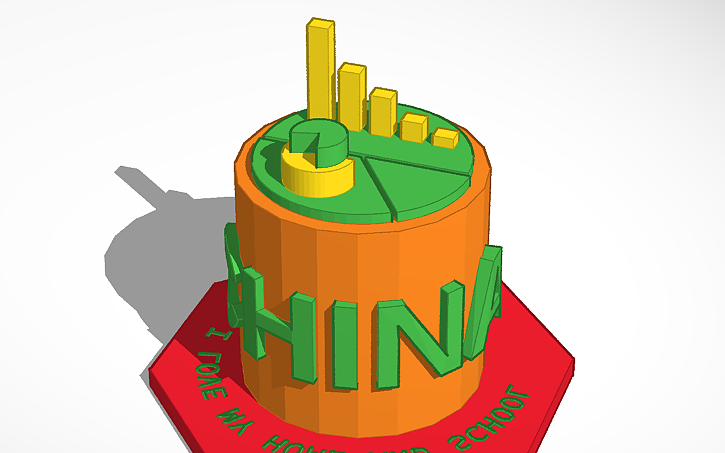 3D design 3D数据筒 - Tinkercad
