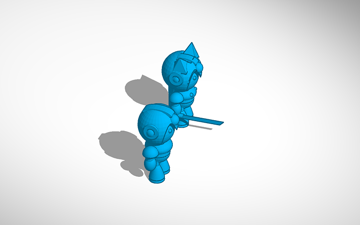 3D design Mega Man - Tinkercad