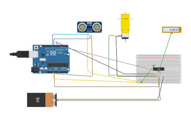 Circuit design Automation With Arduion Assignment - Tinkercad