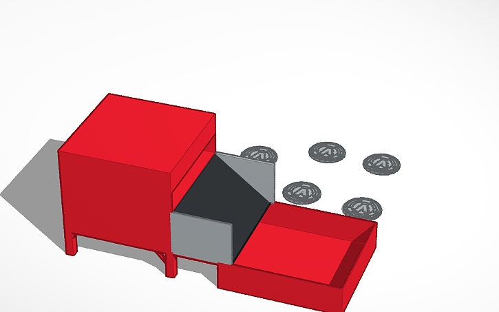 3D design Vbucks machine | Tinkercad