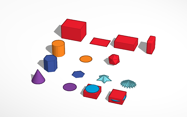 3D design 2D & 3D shapes | Tinkercad