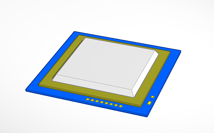 3D design CPU - Tinkercad