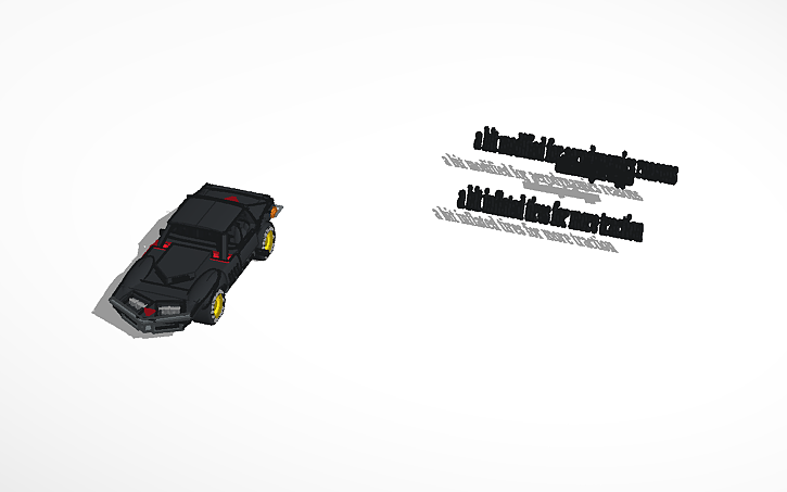 3D design my fav 1975 Chevy corvette C3. | Tinkercad