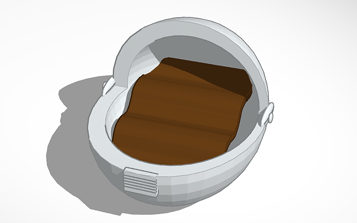 3D design Grogu Pod - Tinkercad