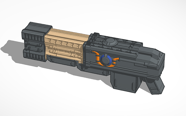 3D design doom eternal plasma rifle | Tinkercad 3D design doom eternal plasma rifle | Tinkercad