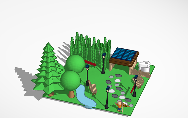 3D design Copy of Design a Park Challenge - Tinkercad