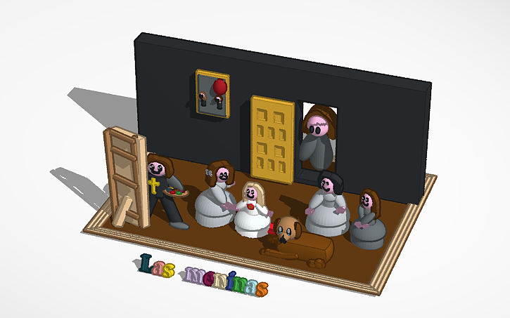 3D design las meninas(de Velazquez) - Tinkercad