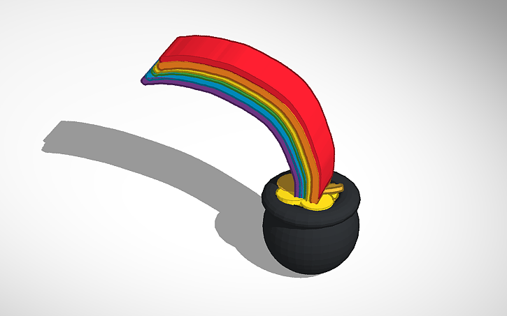 3D design Pot of Gold! - Tinkercad