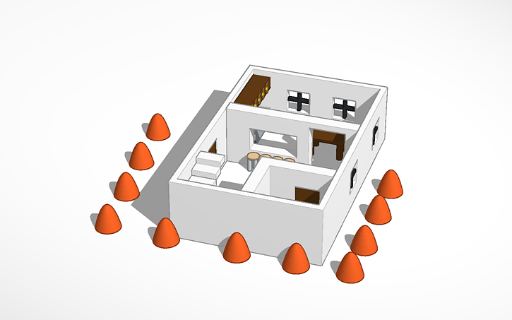 3D design Bottom floor | Tinkercad