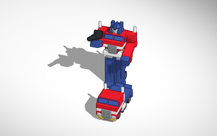 3D design Transformer - Tinkercad