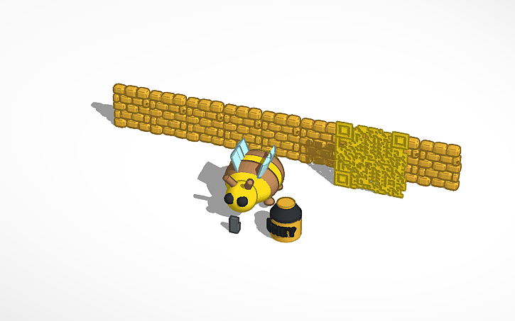 3D design Adopt me bee - Tinkercad