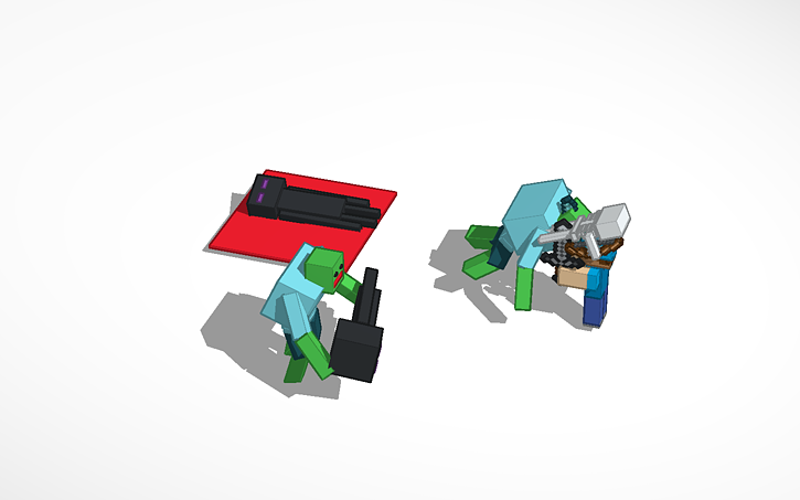 3D design fight - Tinkercad