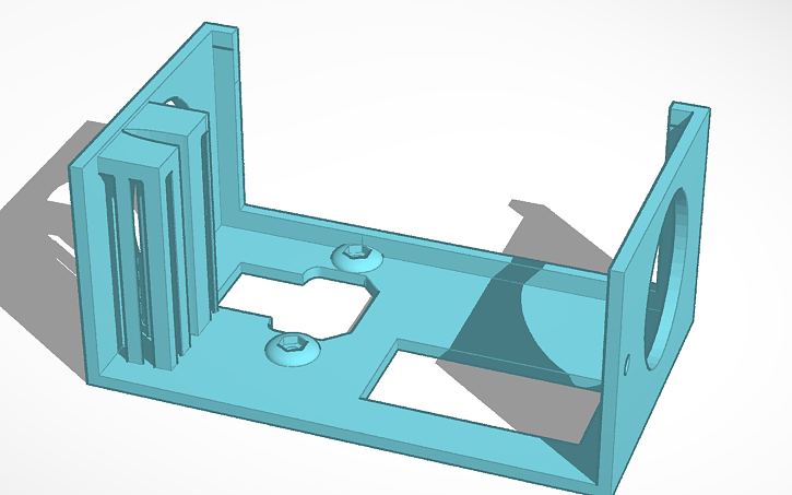 3D design Power supply cover | Tinkercad