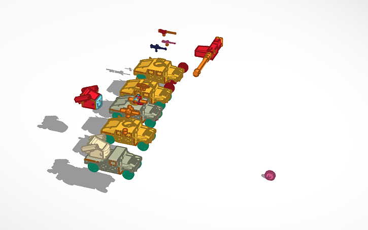 3D design Copy of H.M.M.W.V. (Humvee) - Tinkercad