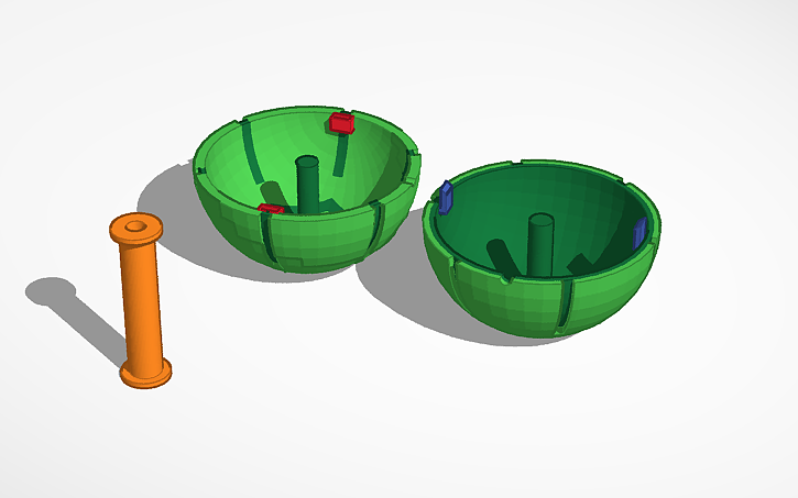 3D design Steel ball :D - Tinkercad
