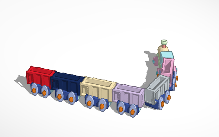 3D design train - Tinkercad