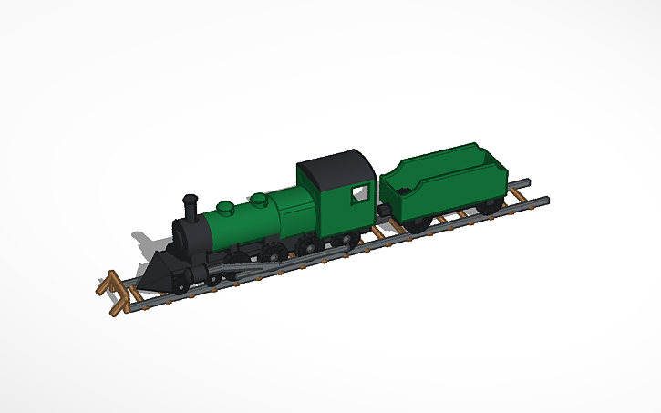 3D design Steam engine - Tinkercad
