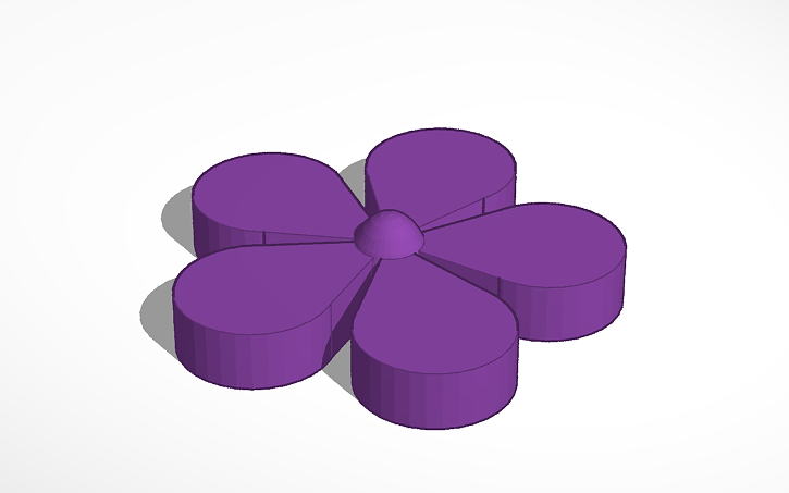 3D design Flower - Tinkercad