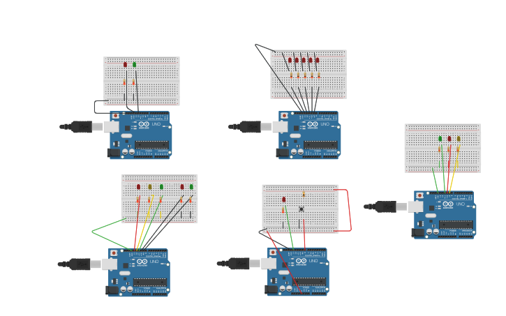 Circuit design EJERCICIOS EJEMPLOS GUILLERMO ORTEGA - Tinkercad