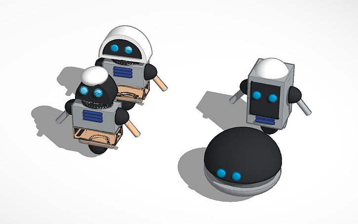 3D design Robots Alexis - Tinkercad