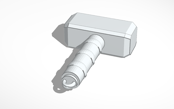 3D design Thor´s Hamer - Tinkercad