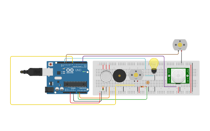 Circuit design Tugas Microcontroller - Tinkercad Circuit design Tugas Microcontroller - Tinkercad