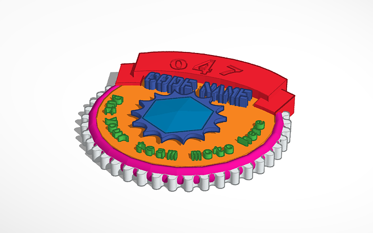 3d Design Spy Vs Spy Badge Tinkercad