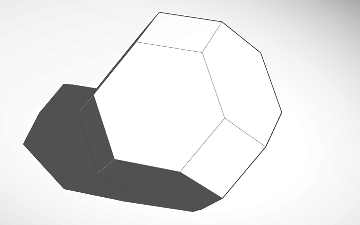 3D design Hollow Truncated Octahedron | Tinkercad
