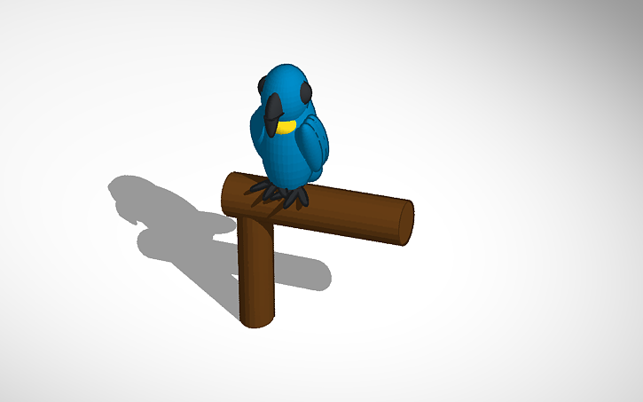 3D design Hyacinth Macaw | Tinkercad