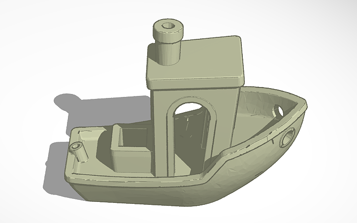 3D design 3DBENCHY - Tinkercad