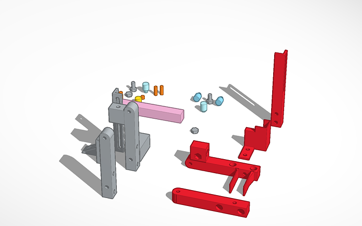 3D design Robot Arm (Motor PT) - Tinkercad