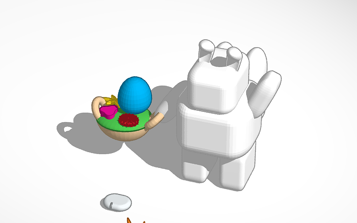 3D design happy easter day | Tinkercad