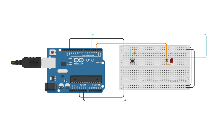 Circuit Design Digital Input And Output Tinkercad