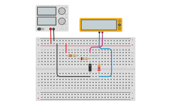 Circuit design Regulador de voltaje - Tinkercad