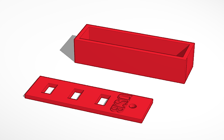 3D design USB HUB - Tinkercad