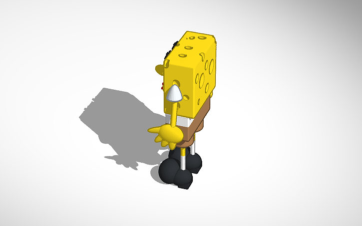 3D design spongebob squarepants | Tinkercad