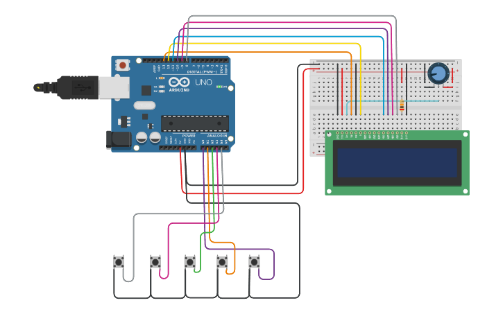 Circuit design EVM MINOR - Tinkercad