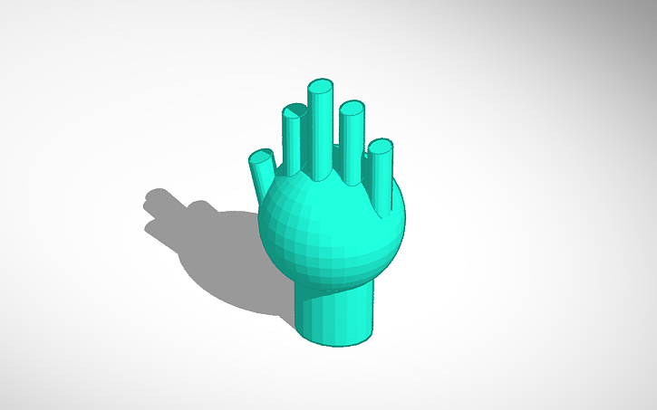 3D design Animated hand - Tinkercad
