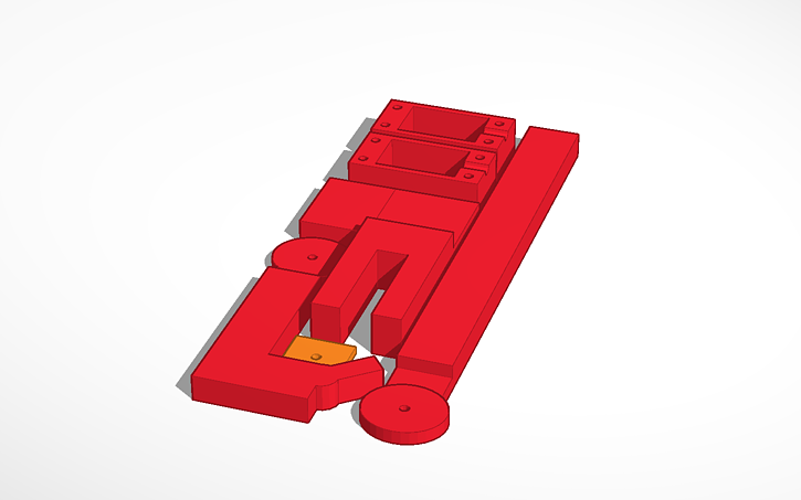 3D design Levers with box - Tinkercad