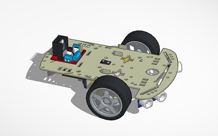 3d Design Obstacle Avoiding Robot Raspberry Pi Pico Tinkercad 5506