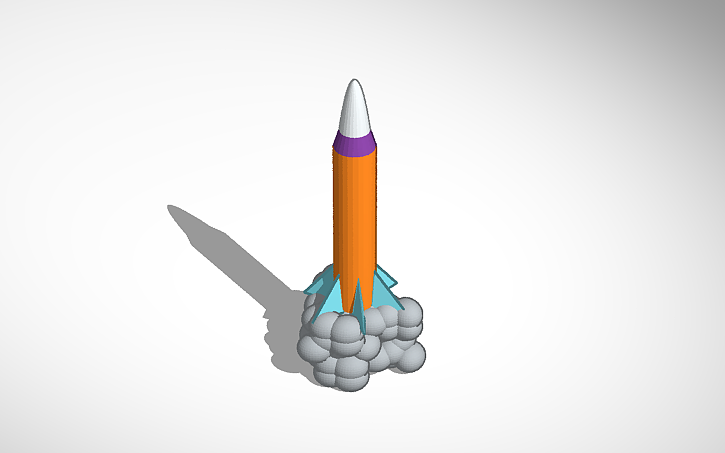3D design 321 blast off | Tinkercad