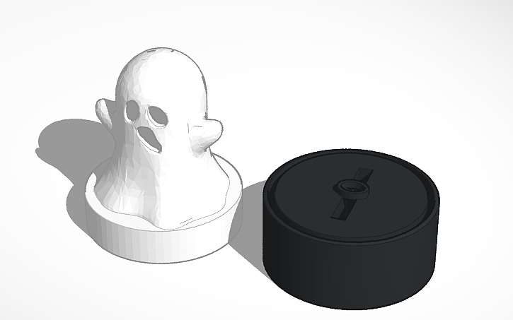 3D design 3D_Lars light ghost | Tinkercad